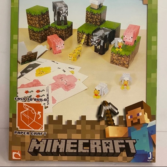Minecraft Papercraft Fish